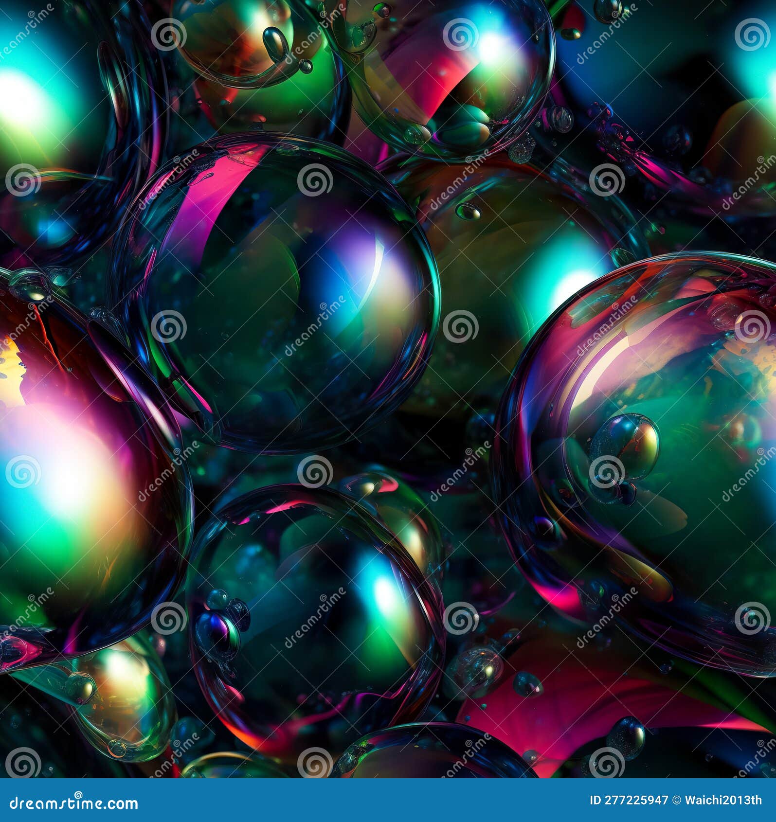 Abstract Iridescent Texture. Minimal Liquid Aesthetic Concept Stock ...