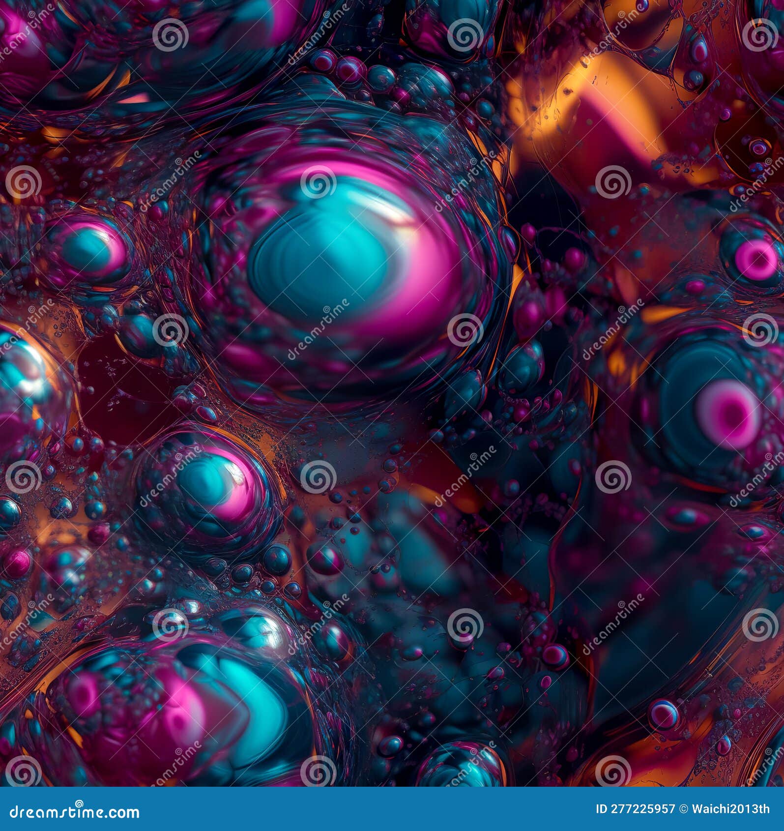 Abstract Iridescent Texture. Minimal Liquid Aesthetic Concept Stock ...