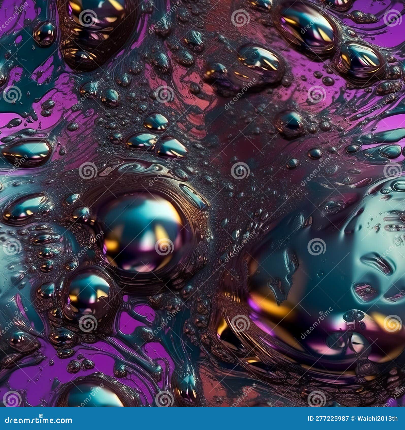 Abstract Iridescent Texture. Minimal Liquid Aesthetic Concept Stock ...