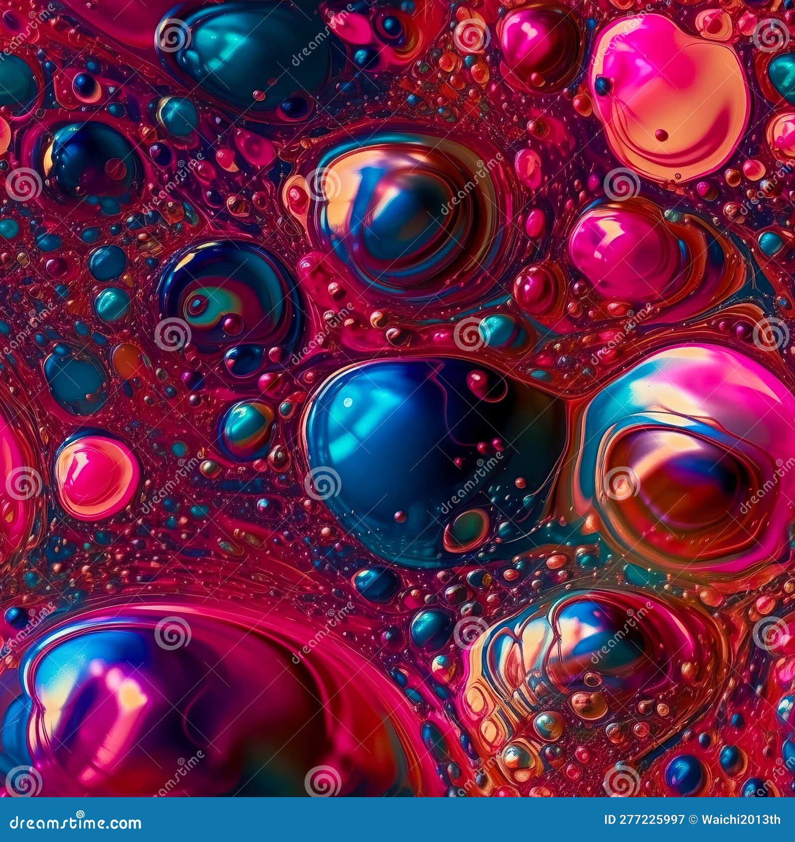 Abstract Iridescent Texture. Minimal Liquid Aesthetic Concept Stock ...