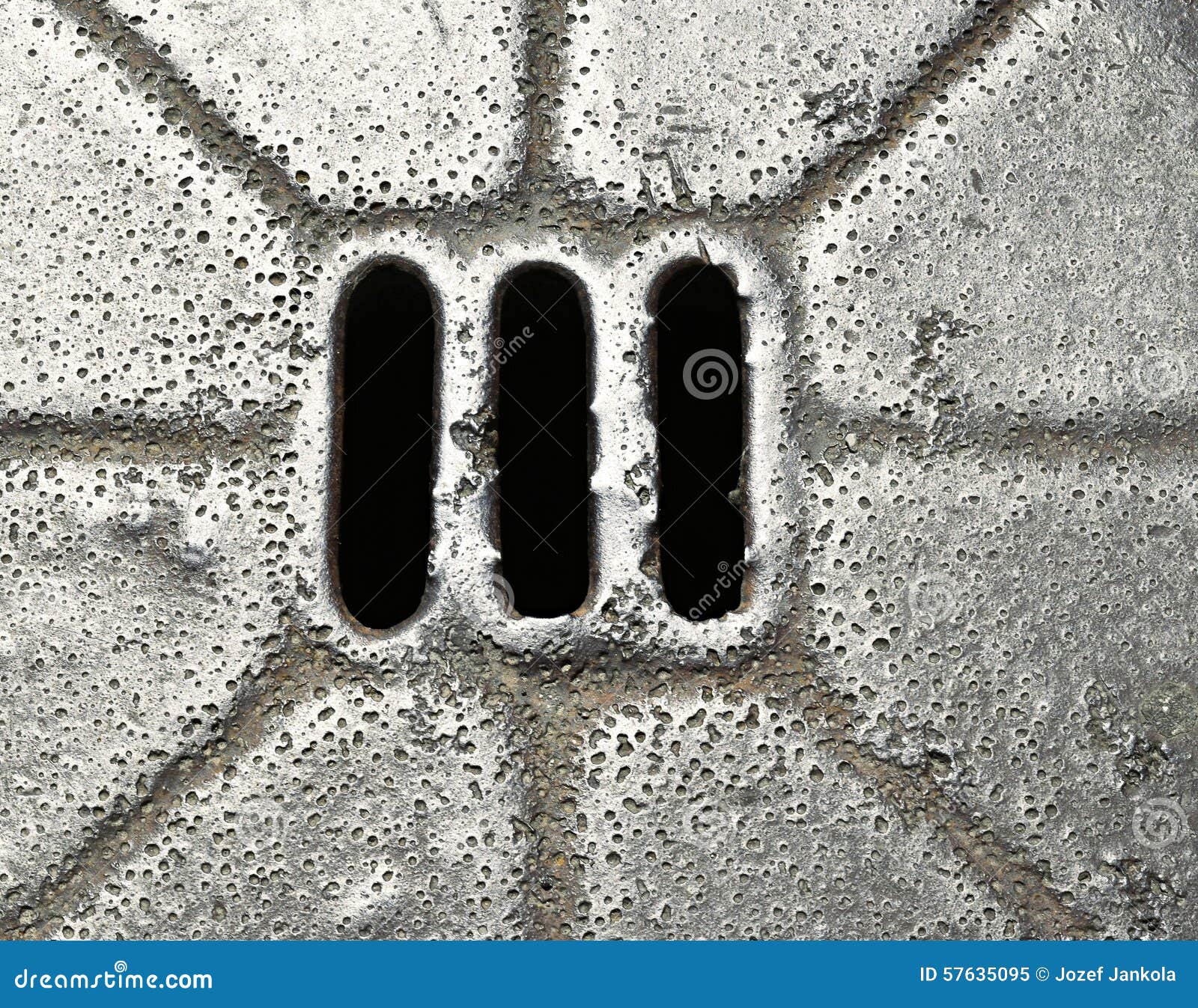 Abstract iron sewer hatch stock image. Image of drain - 57635095