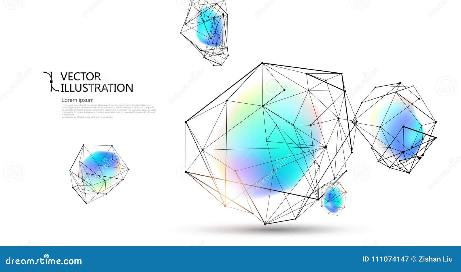 Abstract Irregular Graphic. Stock Vector - Illustration of curve ...