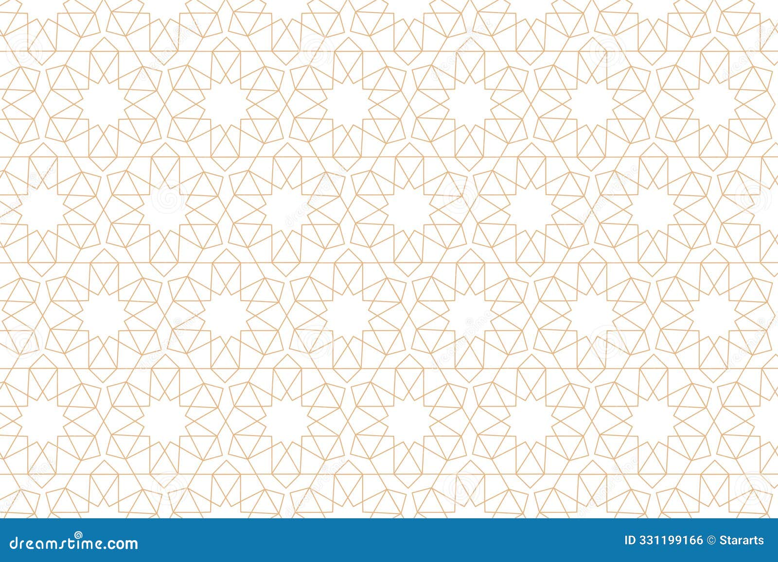 Abstract Islamic Golden Pattern Backdrop in Ethnic Style Stock Vector ...