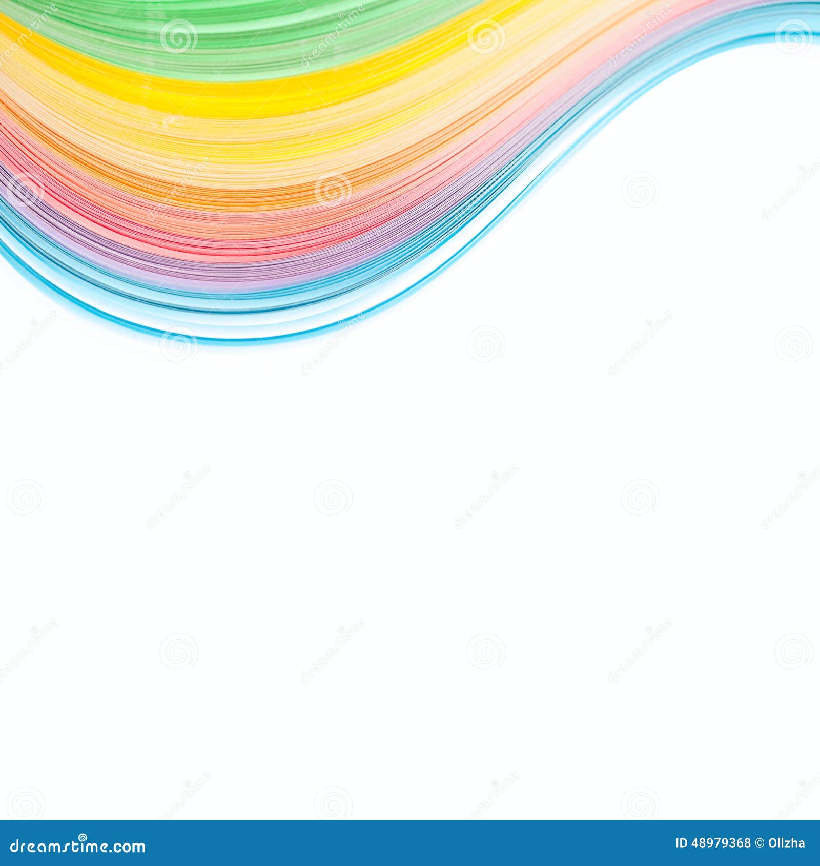 Abstract Isolated Waves Border Background Stock Photo - Image of ...