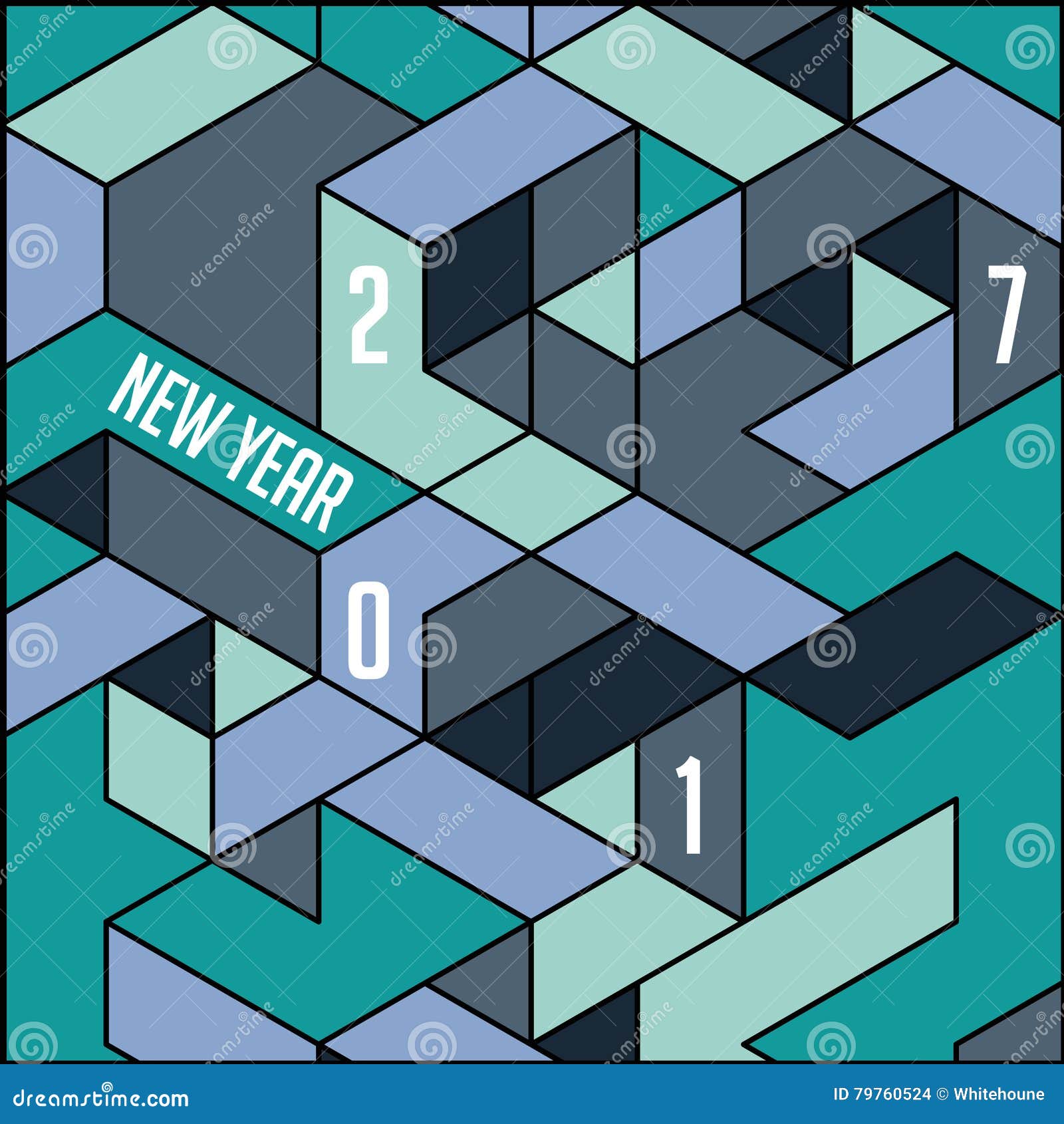 Abstract Isometric Background Stock Vector - Illustration of ...