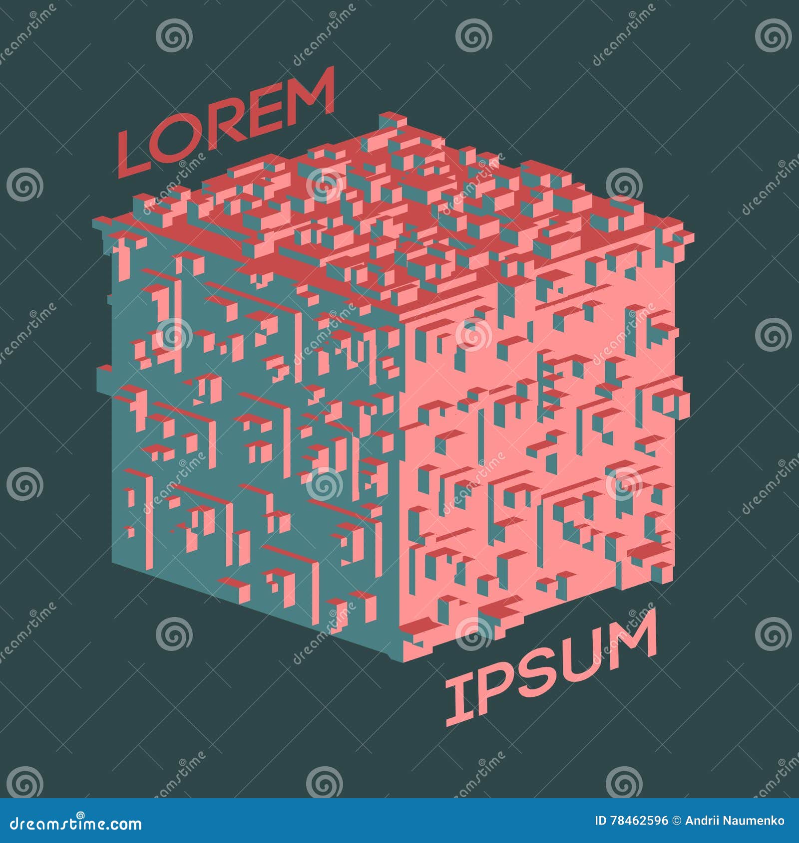 Abstract Isometric Cube Logo. Vector Illustration. Isolated Icon ...