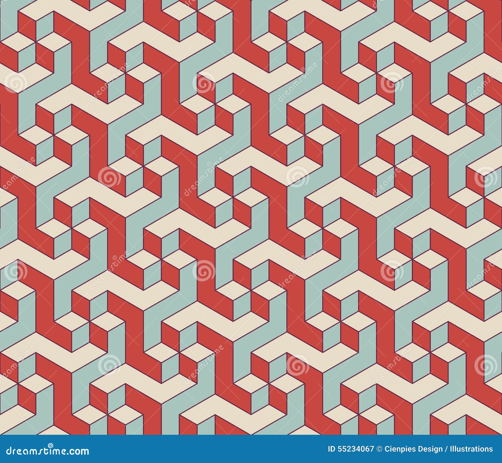 Abstract Isometric 3d Hexagon Pattern Background Vector Illustration ... Abstract Isometric 3d Hexagon Pattern Background Vector Illustration ...