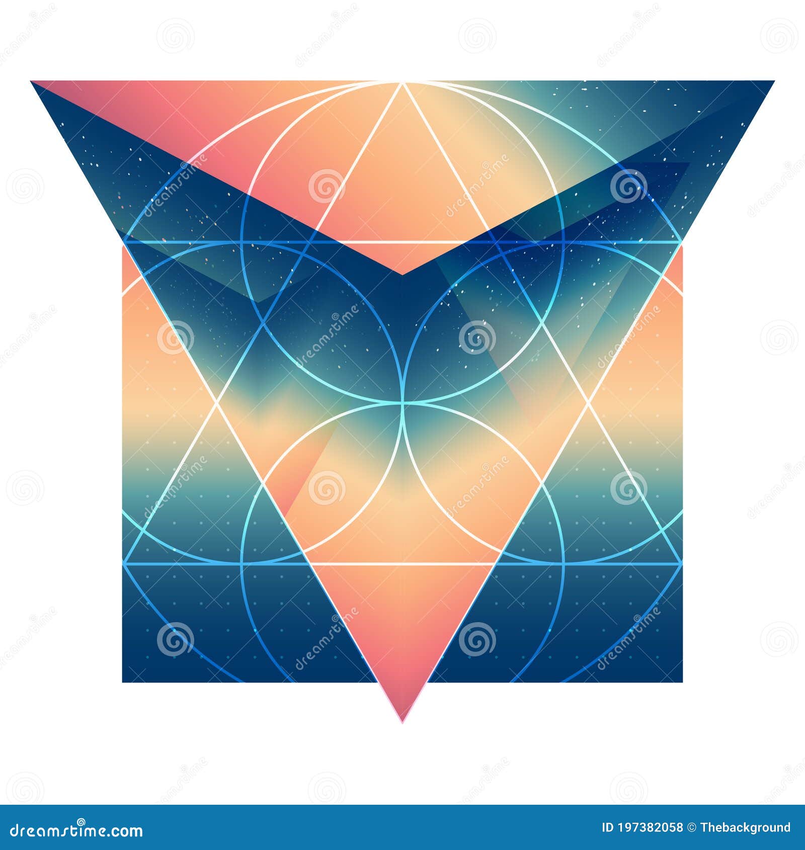 Abstract Isometric Prism with the Reflection of the Space and Geometric ...