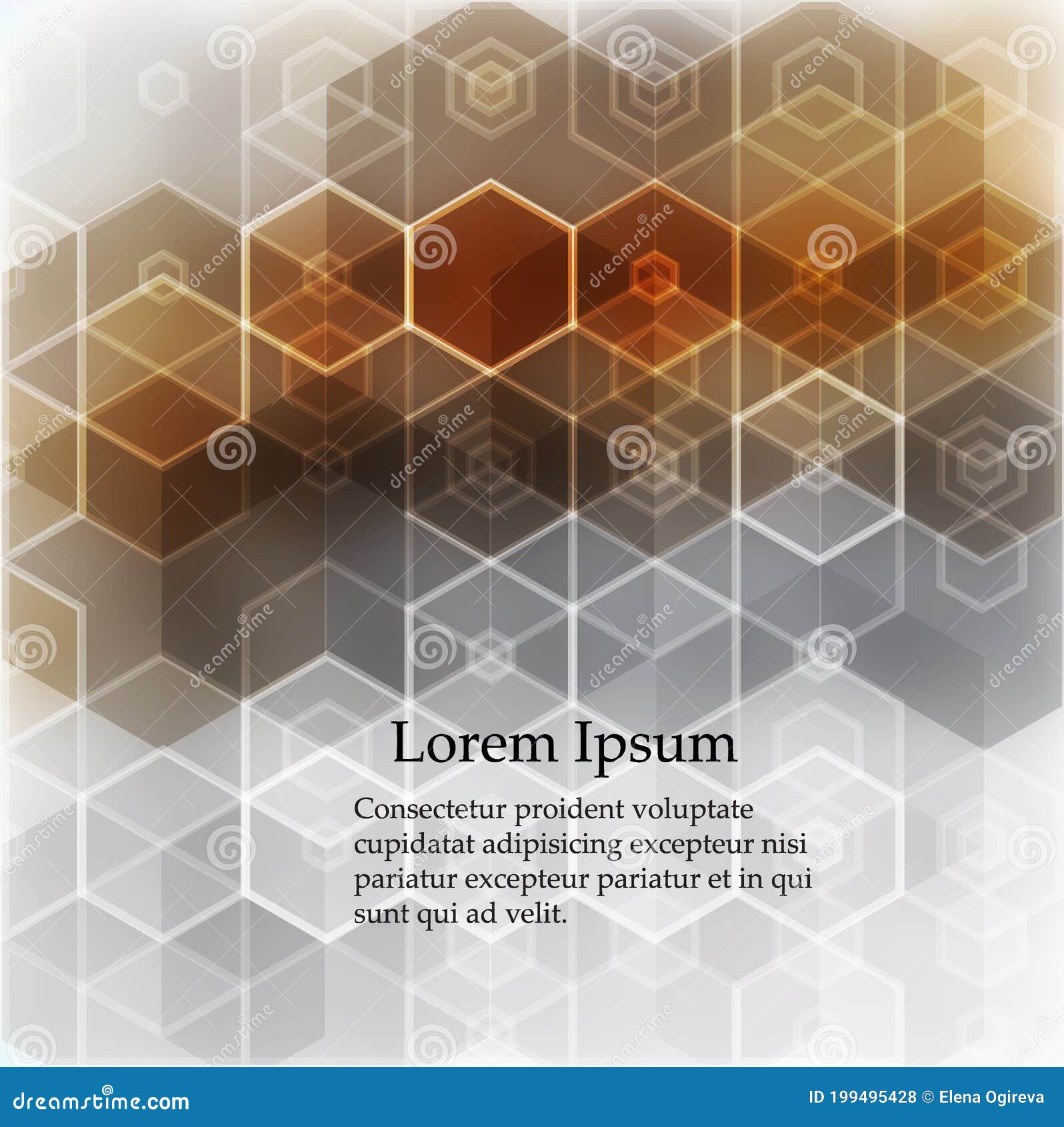 Abstract Isometric Shape Background for Business Web Design. Stock ...