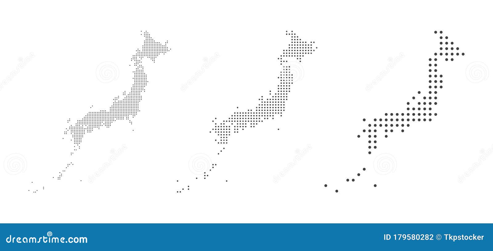 Abstract Japan Map with Dot Pixel Spot Modern Concept Design Isolated ...