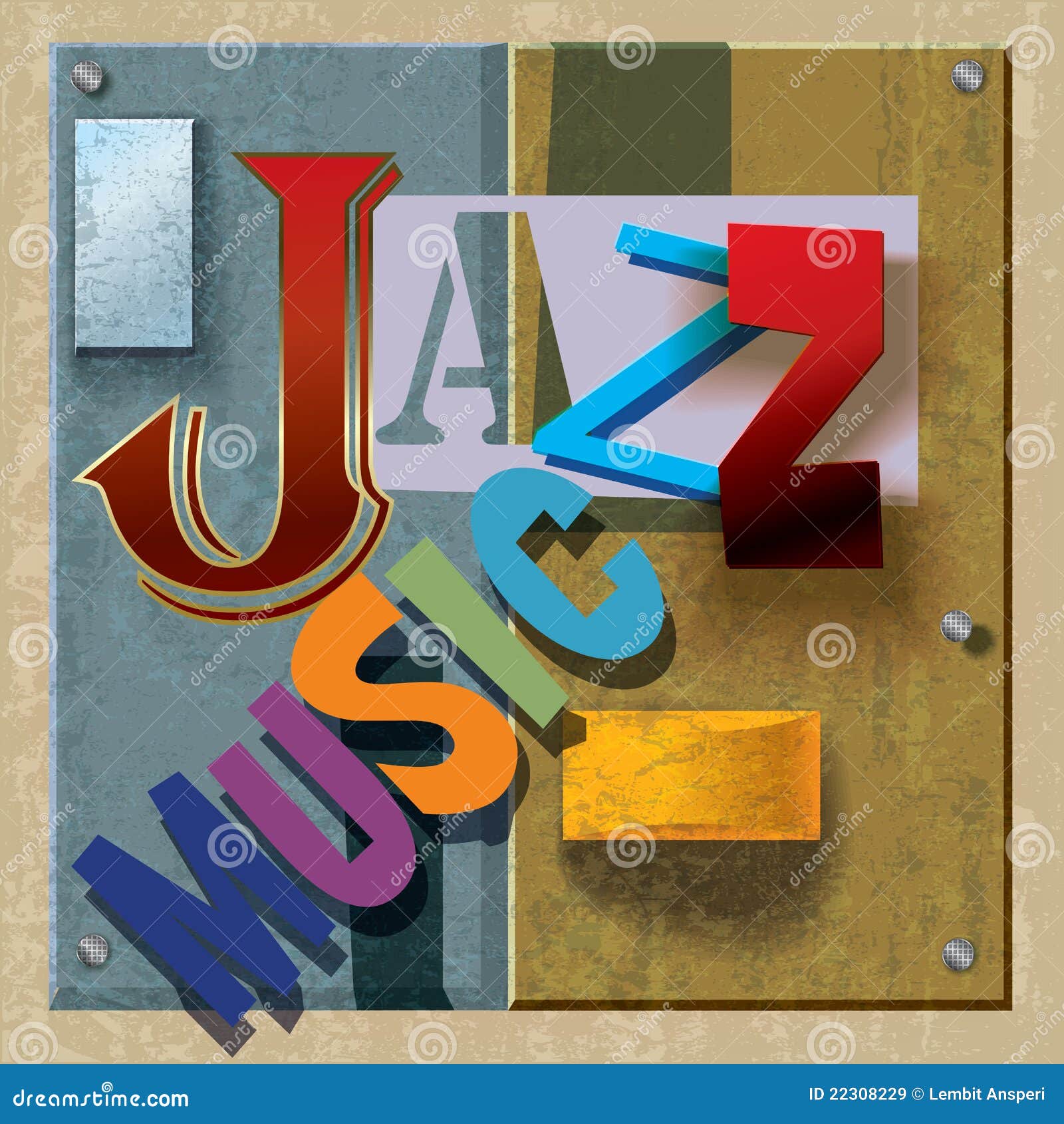 Abstract Jazz Music Background Stock Vector - Illustration of musical ...