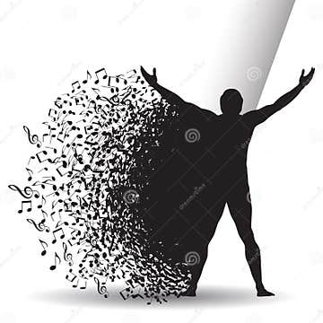 An Abstract Joy of Music Background Stock Vector - Illustration of ...