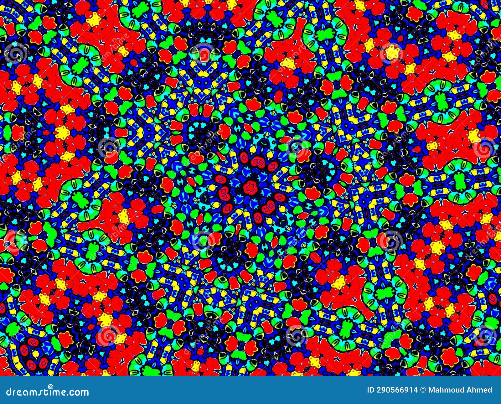 Abstract Kaleidoscope Art stock illustration. Illustration of vector ...