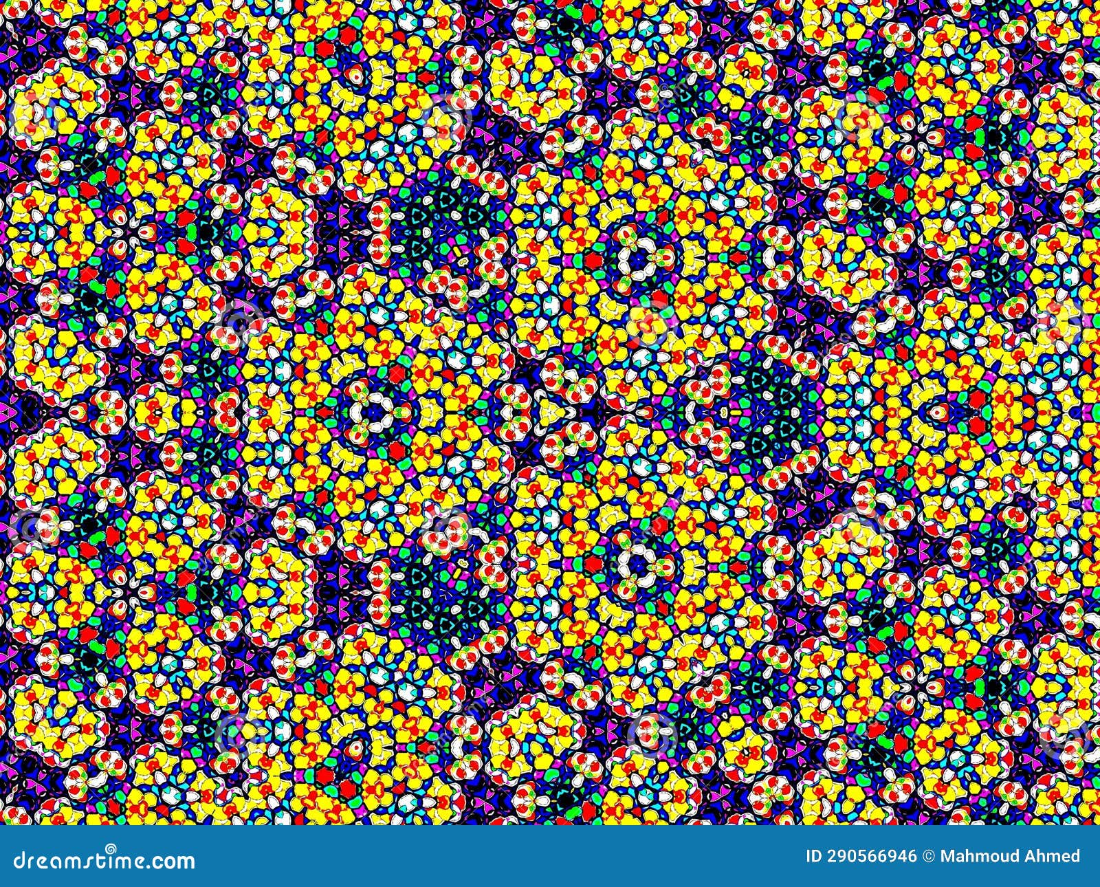 Abstract Kaleidoscope Art stock illustration. Illustration of ...