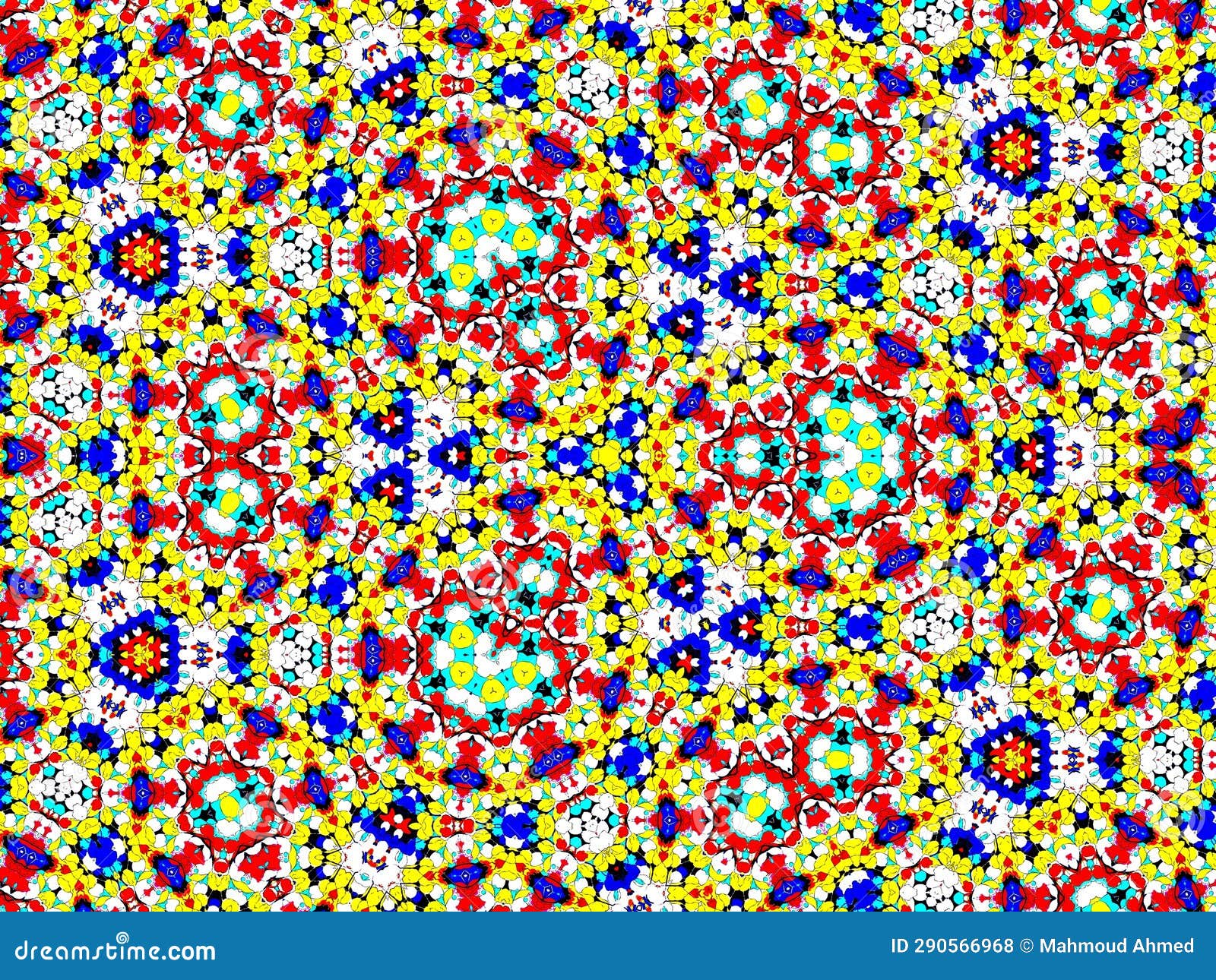 Abstract Kaleidoscope Art stock illustration. Illustration of ...