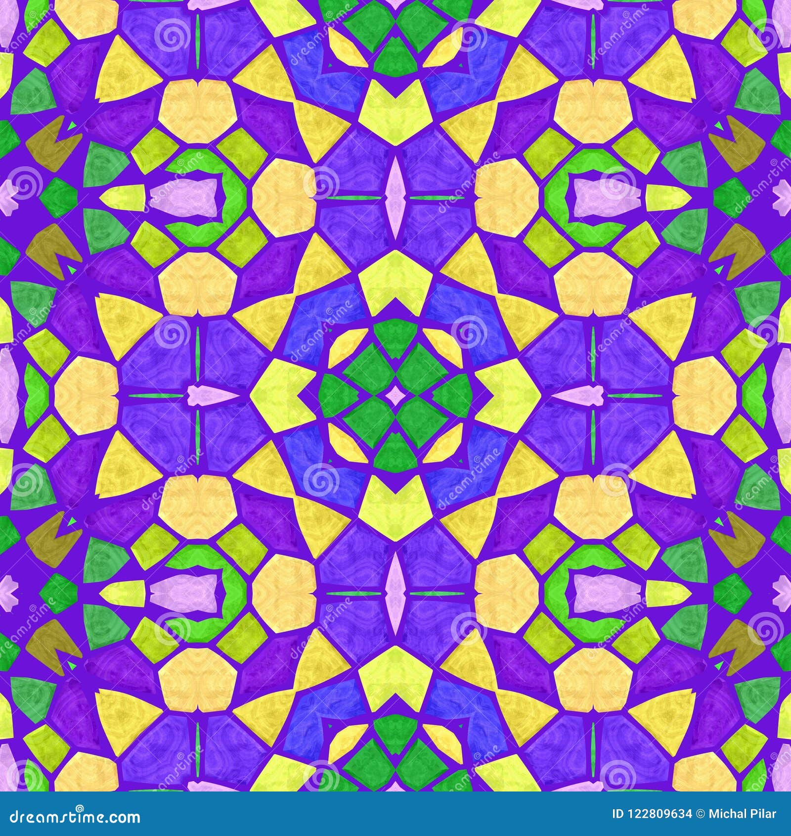 Abstract Kaleidoscope Background. Beautiful Multicolor Kaleidoscope ...