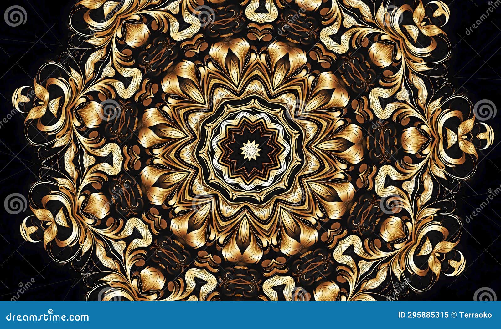 Abstract Kaleidoscope Background. Beautiful Multicolor Kaleidoscope ...