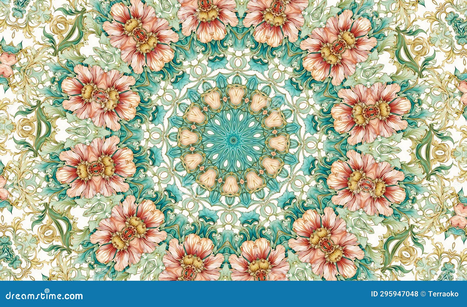 Abstract Kaleidoscope Background. Beautiful Multicolor Kaleidoscope ...