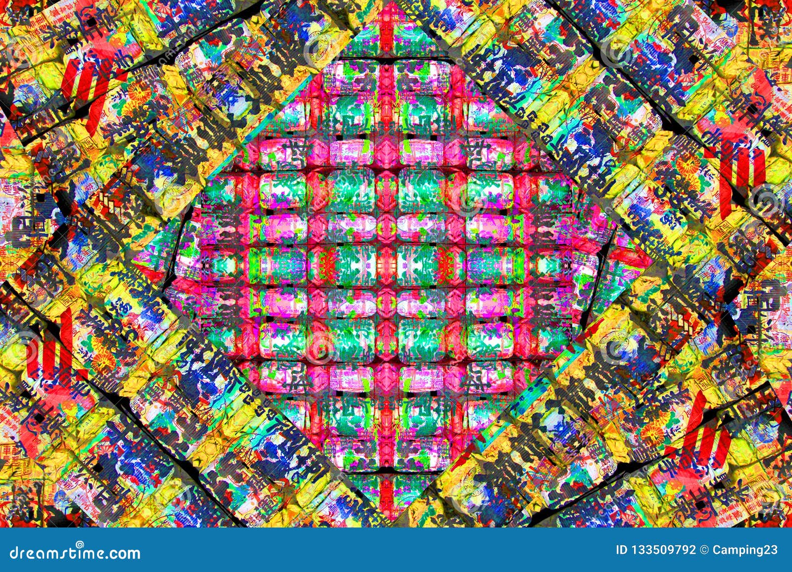 Abstract Kaleidoscope Background - Photography Stock Illustration ...