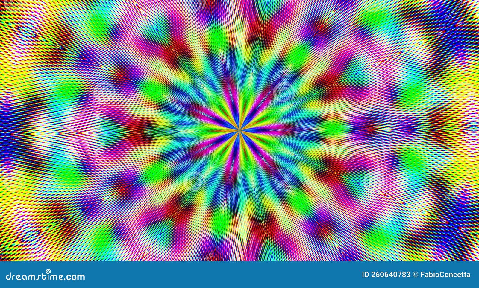 Abstract Kaleidoscopic Mandala Pattern Background Optical Illusion with ...