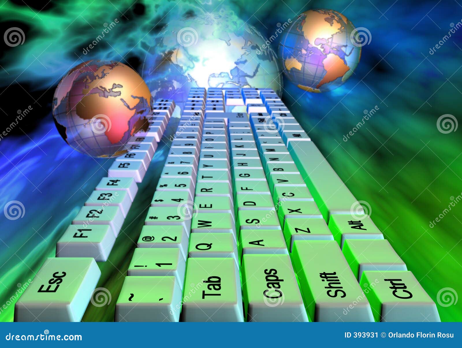 Abstract keyboard stock illustration. Illustration of concept - 393931