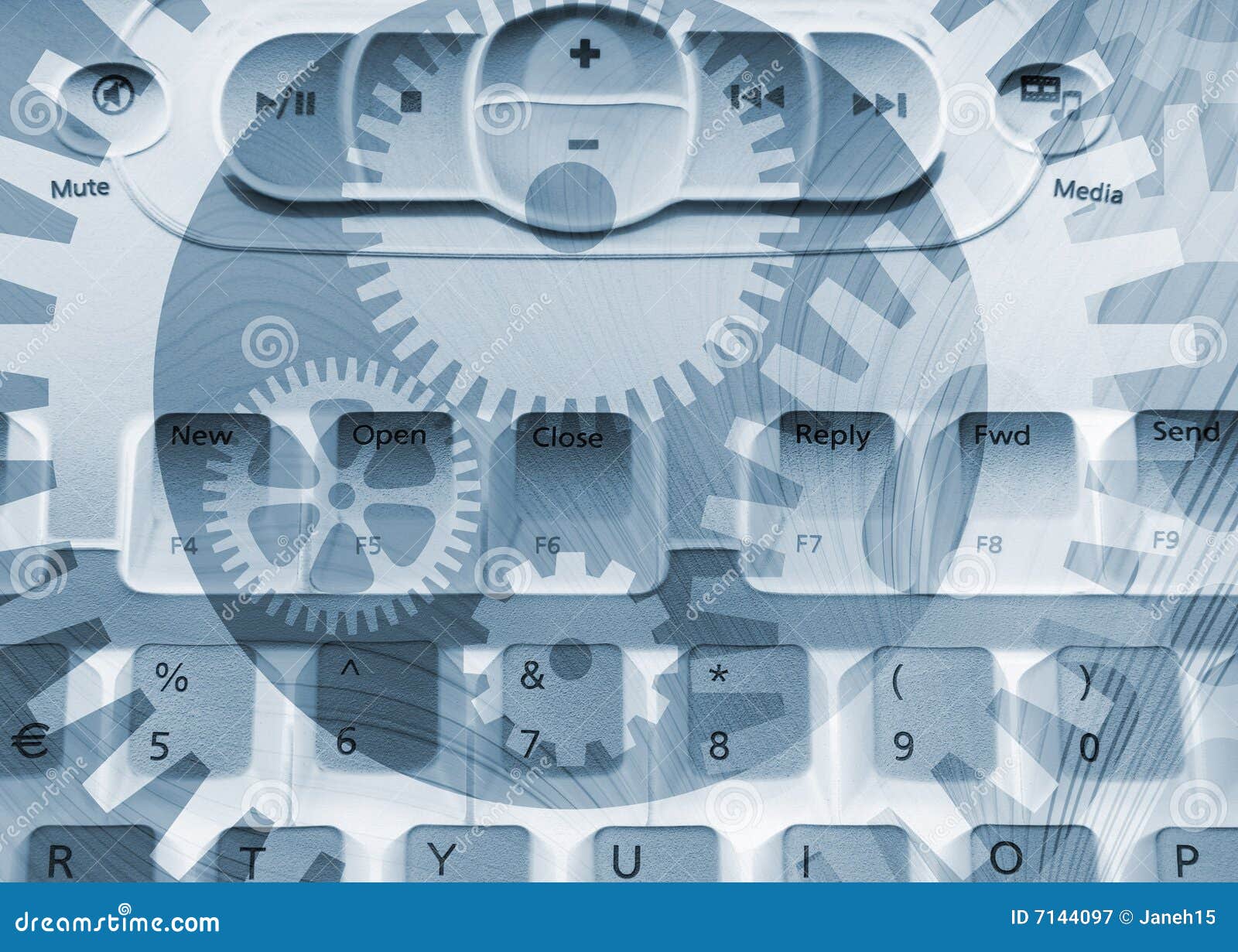 Abstract keyboard stock illustration. Illustration of objects - 7144097