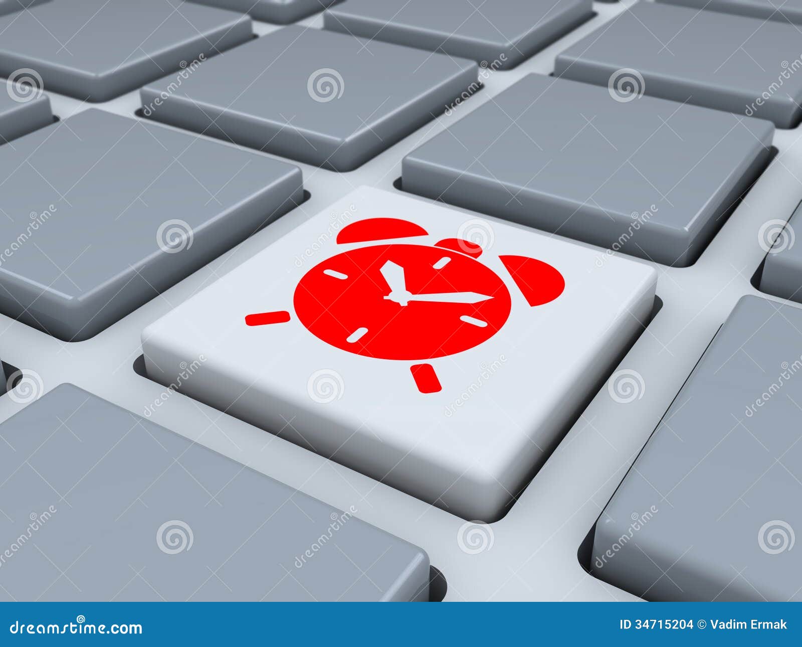 With Clock Alt Button Isolated With The Mascot Vector Illustration ...