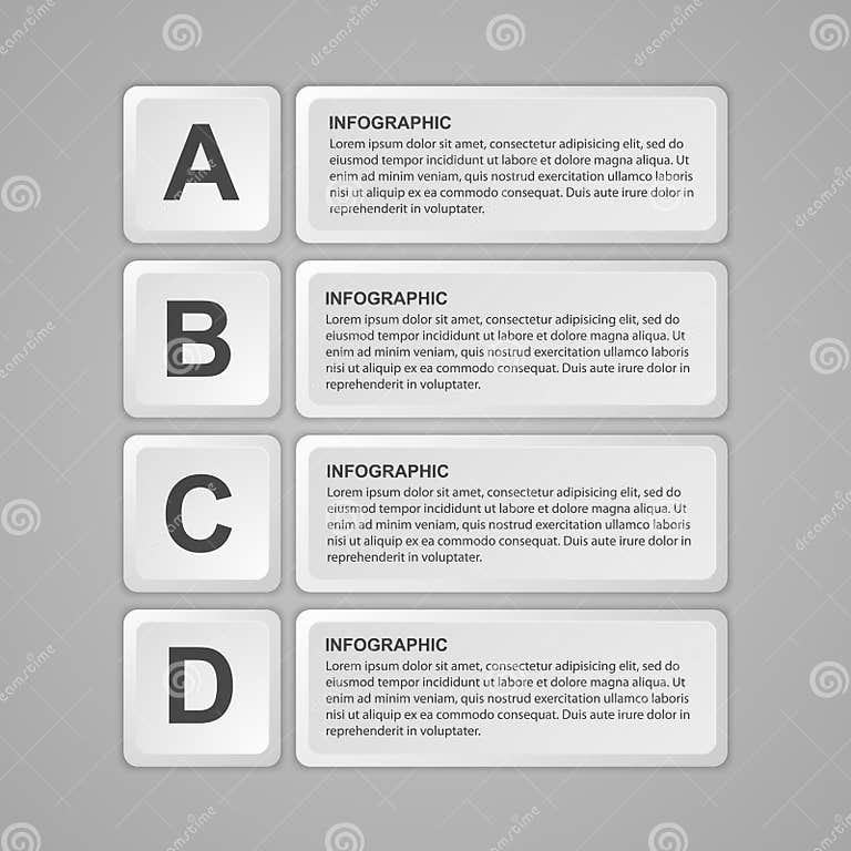 Abstract Keyboard Buttons Infographic. Design Element Stock Vector ...