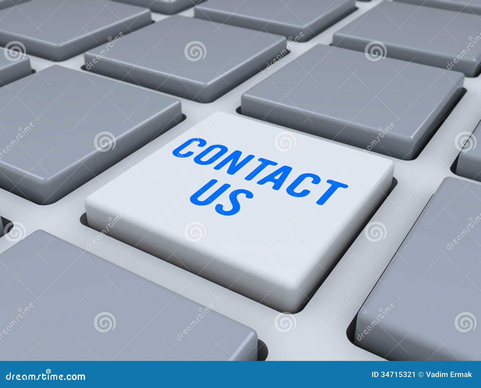 Abstract Keyboard with Contact Us Button Stock Illustration ...
