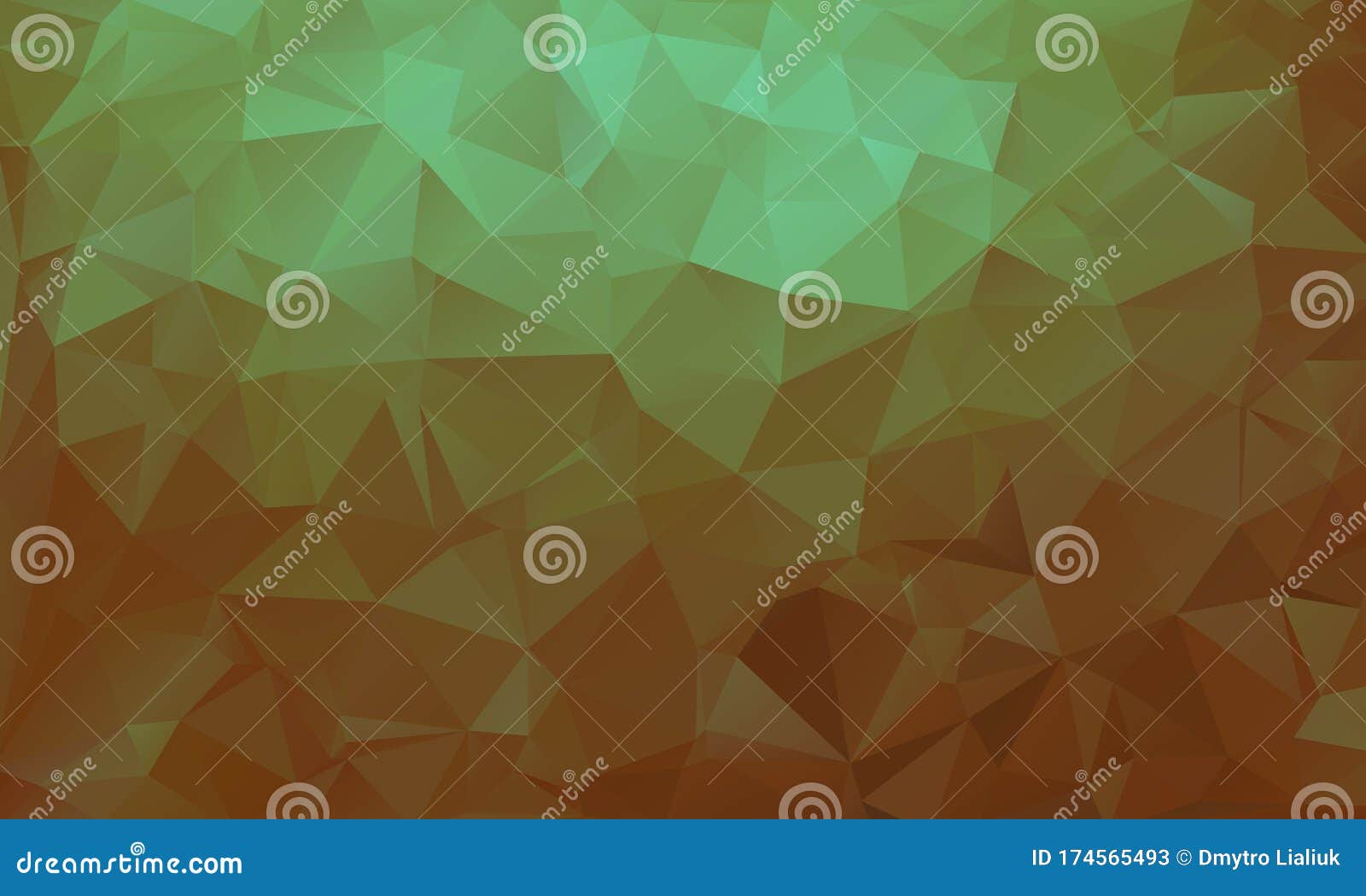 Abstract Khaki, Protective, Green Background from Triangles, Vector ...
