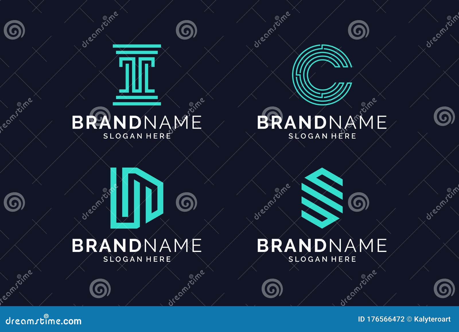 Inspirational Abstract Logo Design Bundle Editorial Photography ...