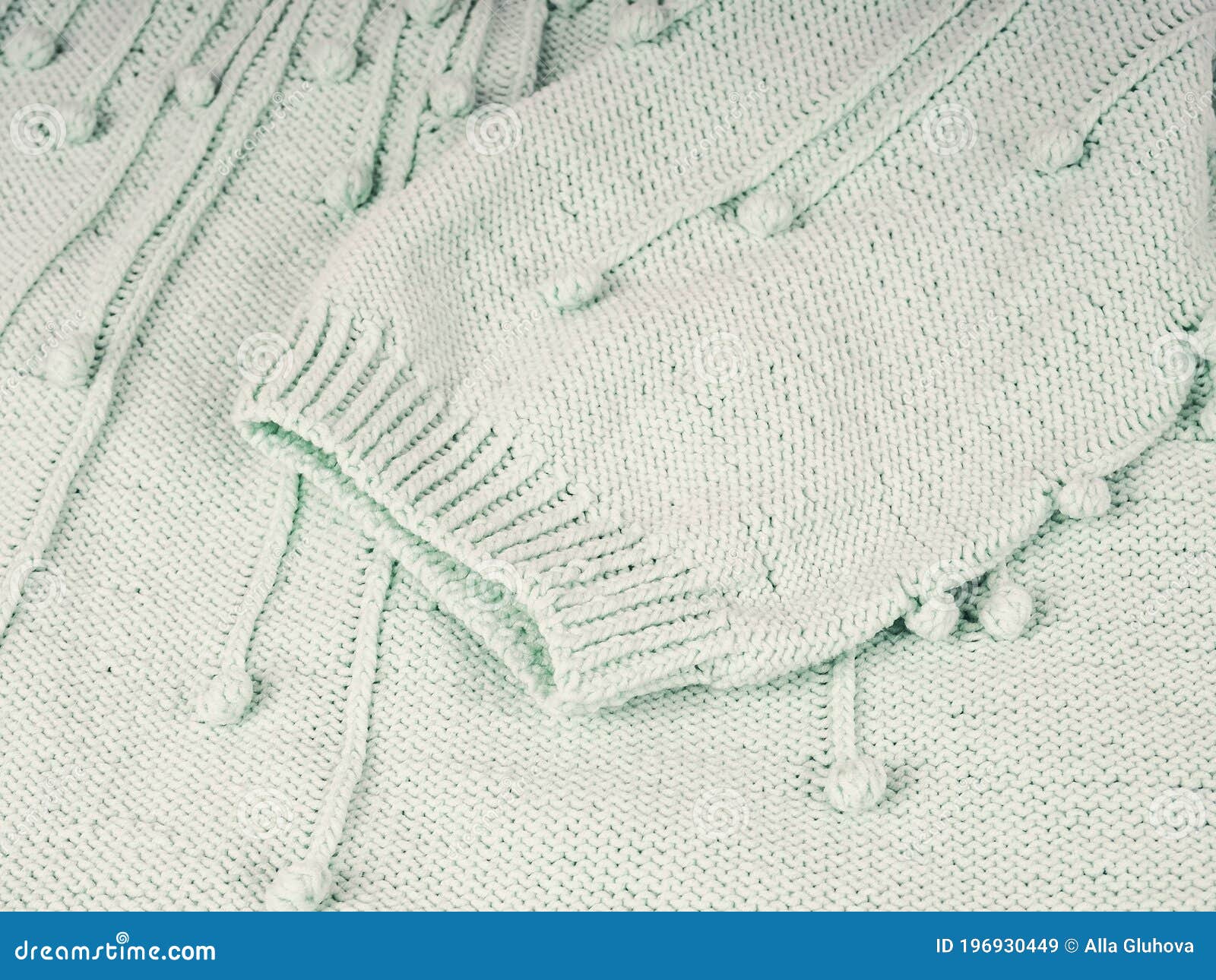 Abstract Knitted Background. Wool Sweater with Sleeves Stock Image ...