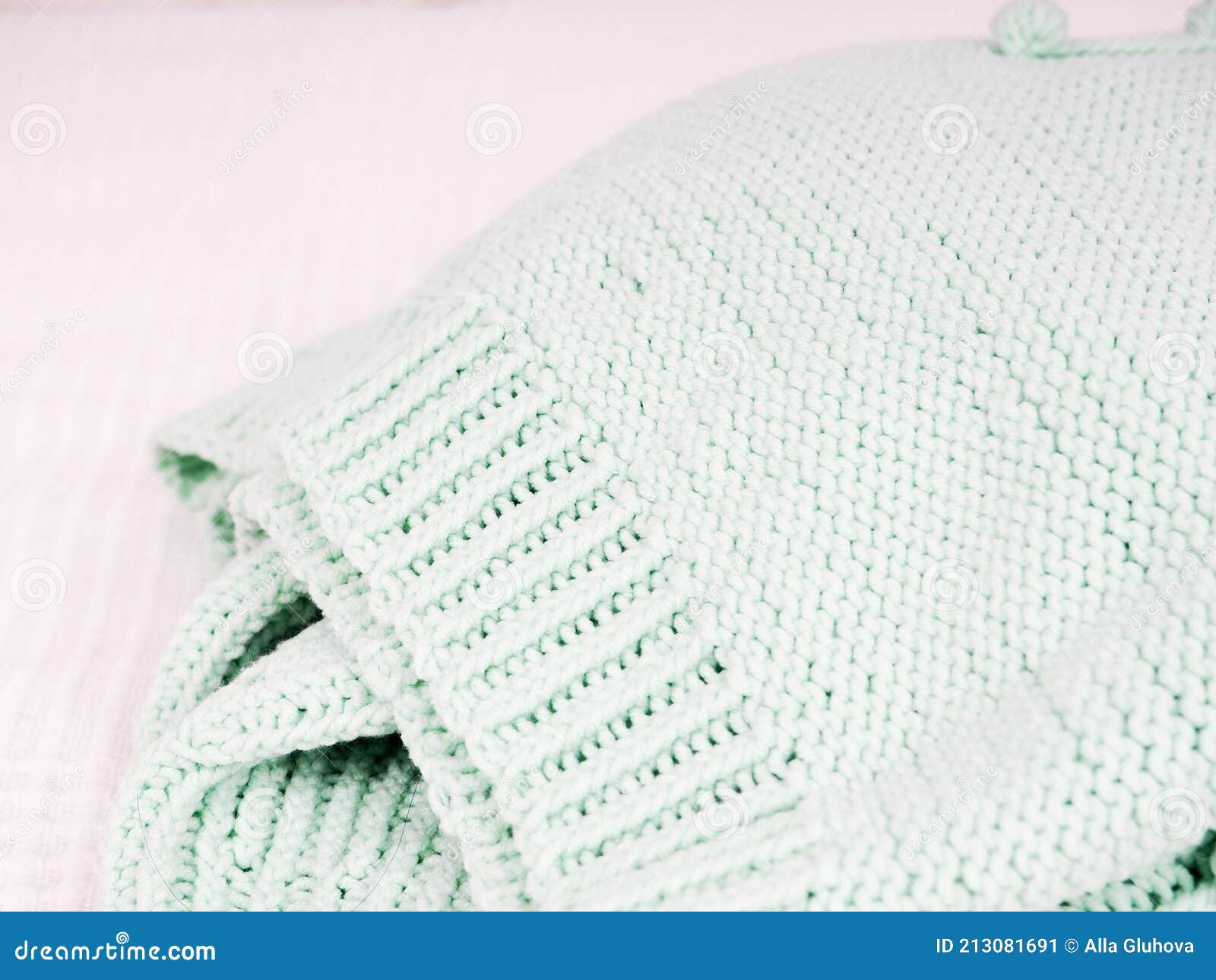 Abstract Knitted Background. Wool Sweater with Sleeves Stock Image ...