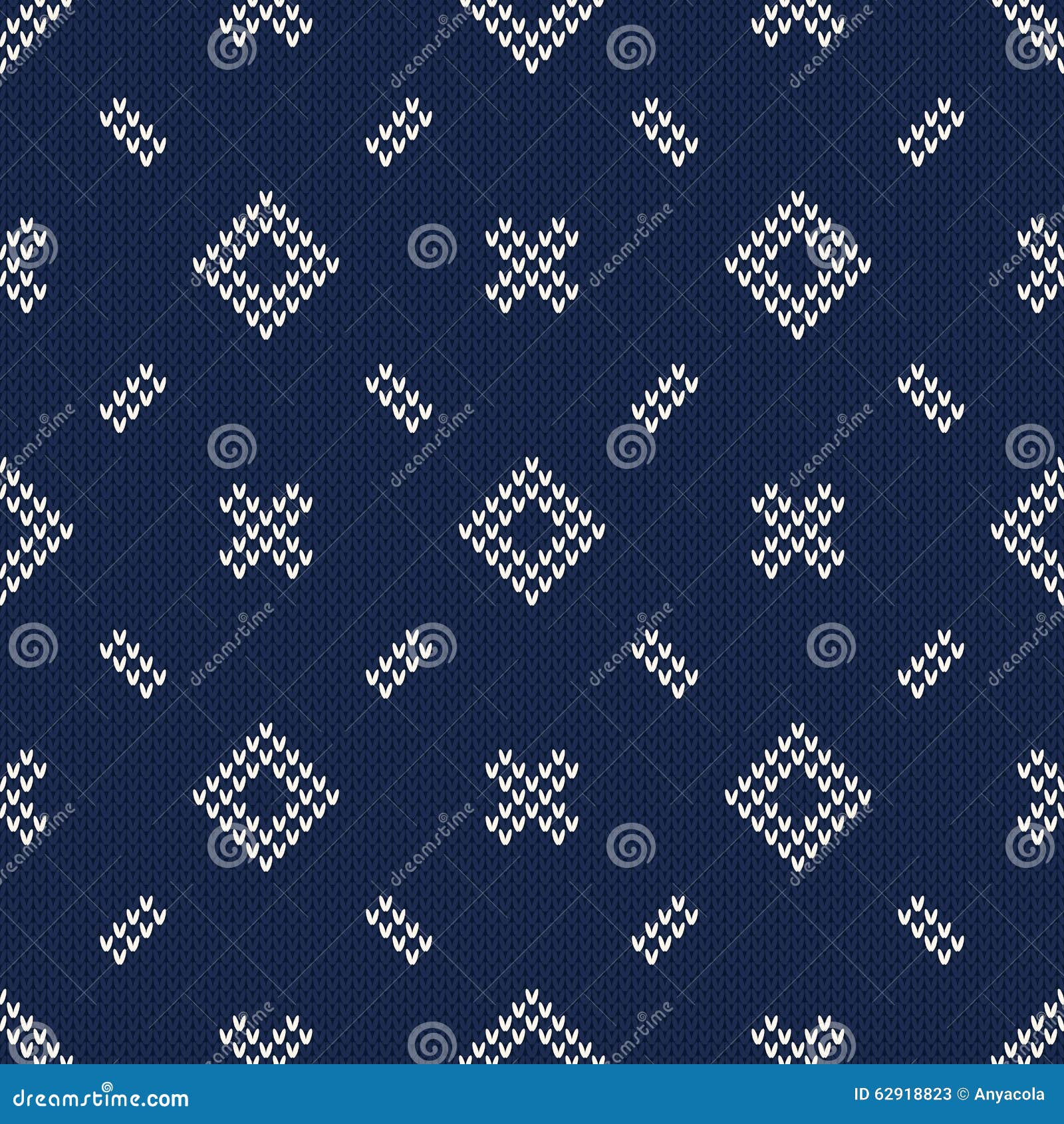 Abstract Knitted Pattern. Seamless Sweater Design Stock Vector ...