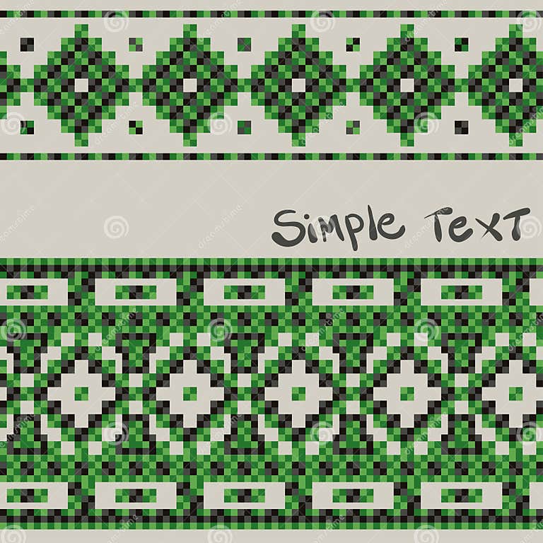 Abstract knitting patterns stock vector. Illustration of fabric - 35245272