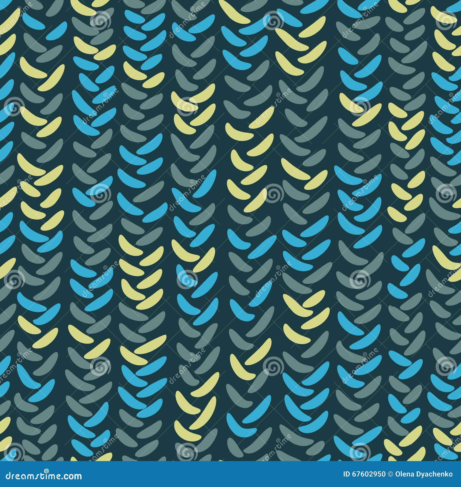 Abstract knitting seamless stock vector. Illustration of decor - 67602950