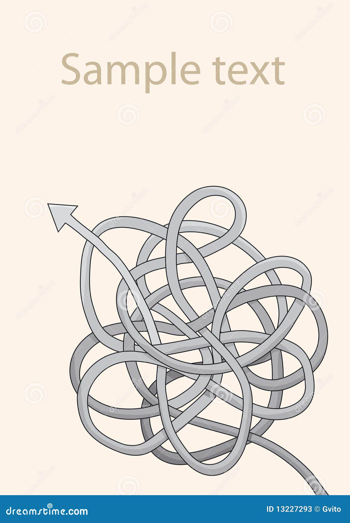 Abstract knot stock vector. Illustration of point, tangle - 13227293