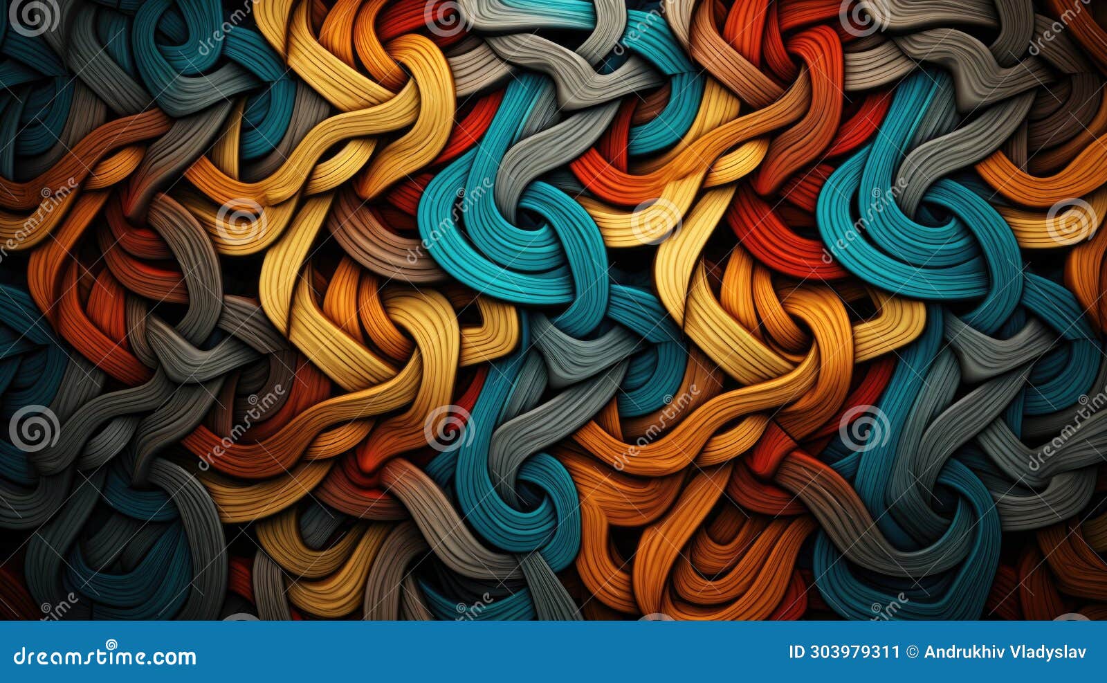 Abstract Knot Design Background, Abstract Illustration Stock ...