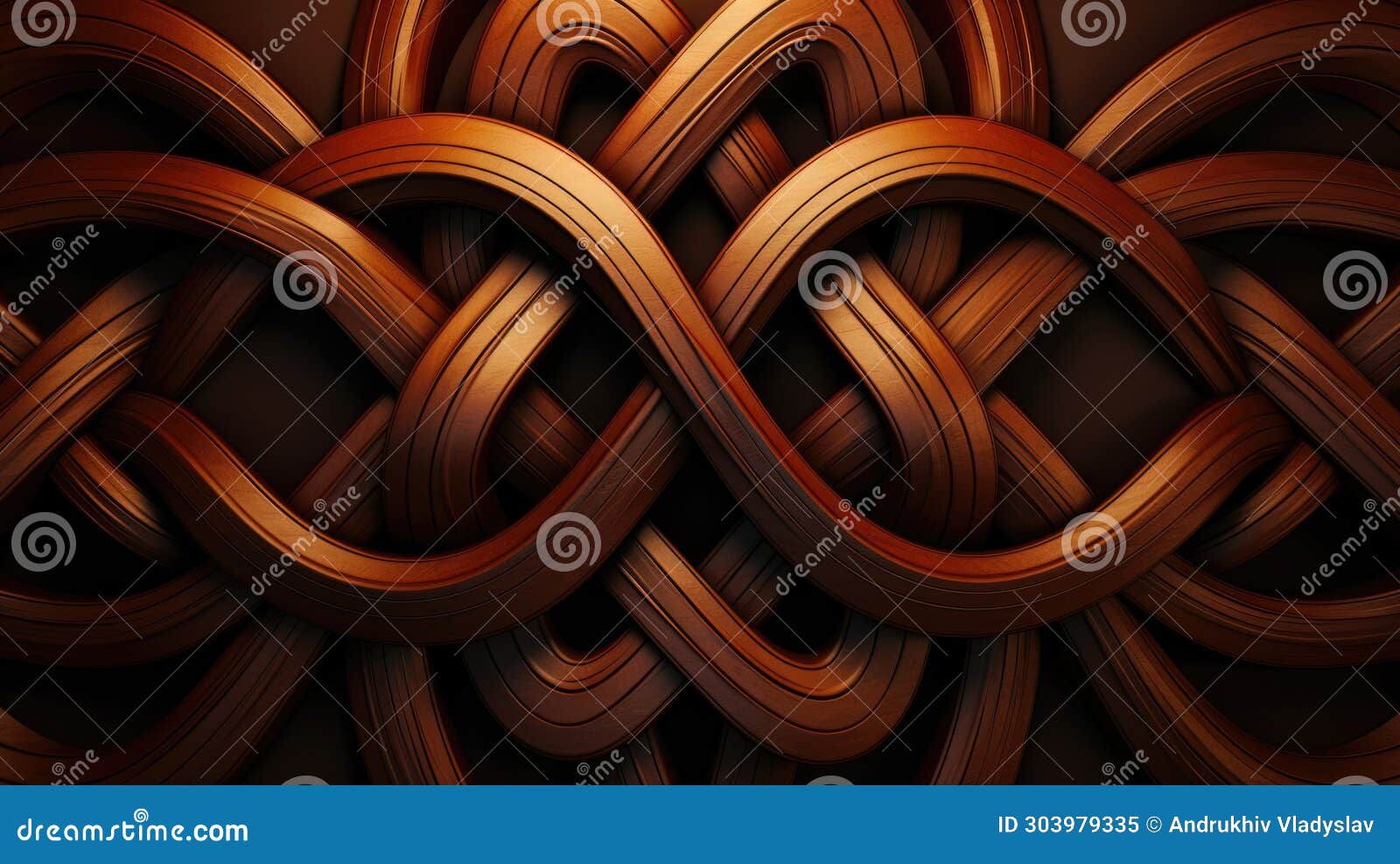 Abstract Knot Design Background, Abstract Illustration Stock ...