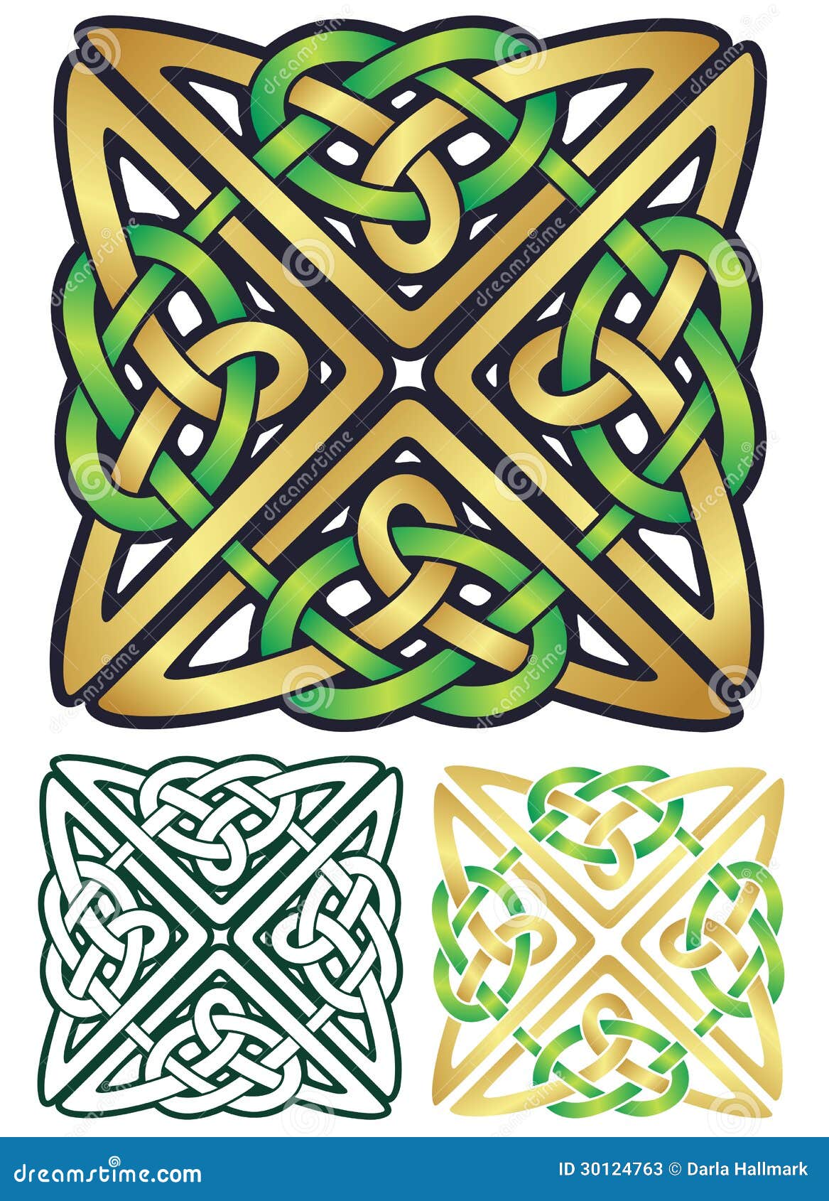 Celtic Square stock vector. Illustration of abstract - 30124763