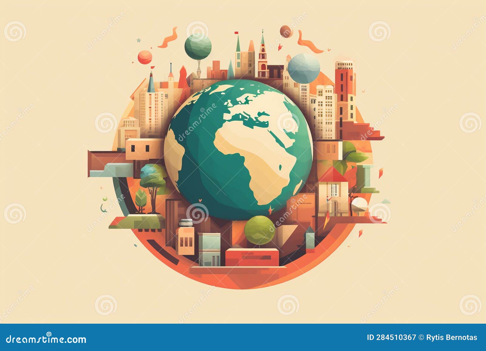 Abstract Knowledge and Education Concept Illustration. Generative AI ...