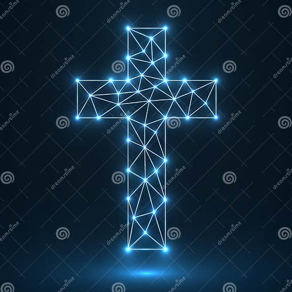 Abstract Kruis Christelijk Symbool Vector Illustratie - Illustration of ...