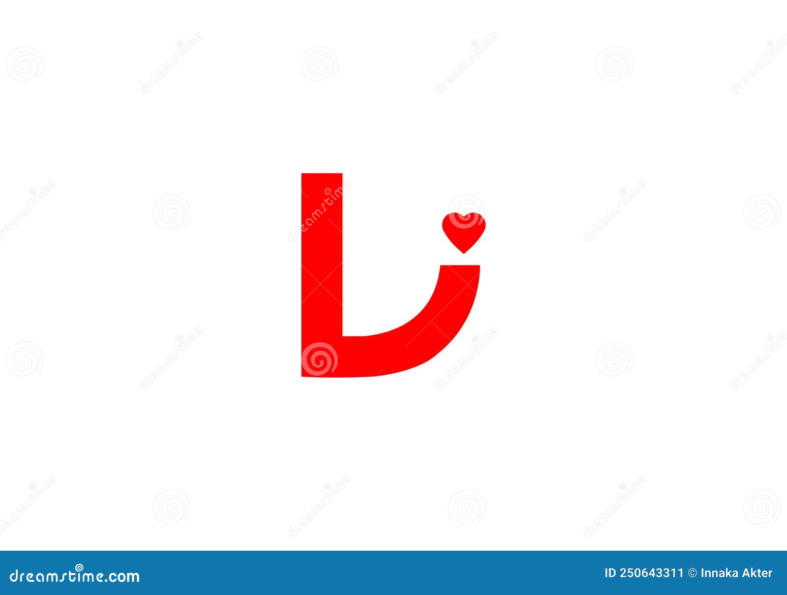 Abstract L Letter Modern Initial Logo Design Stock Vector ...