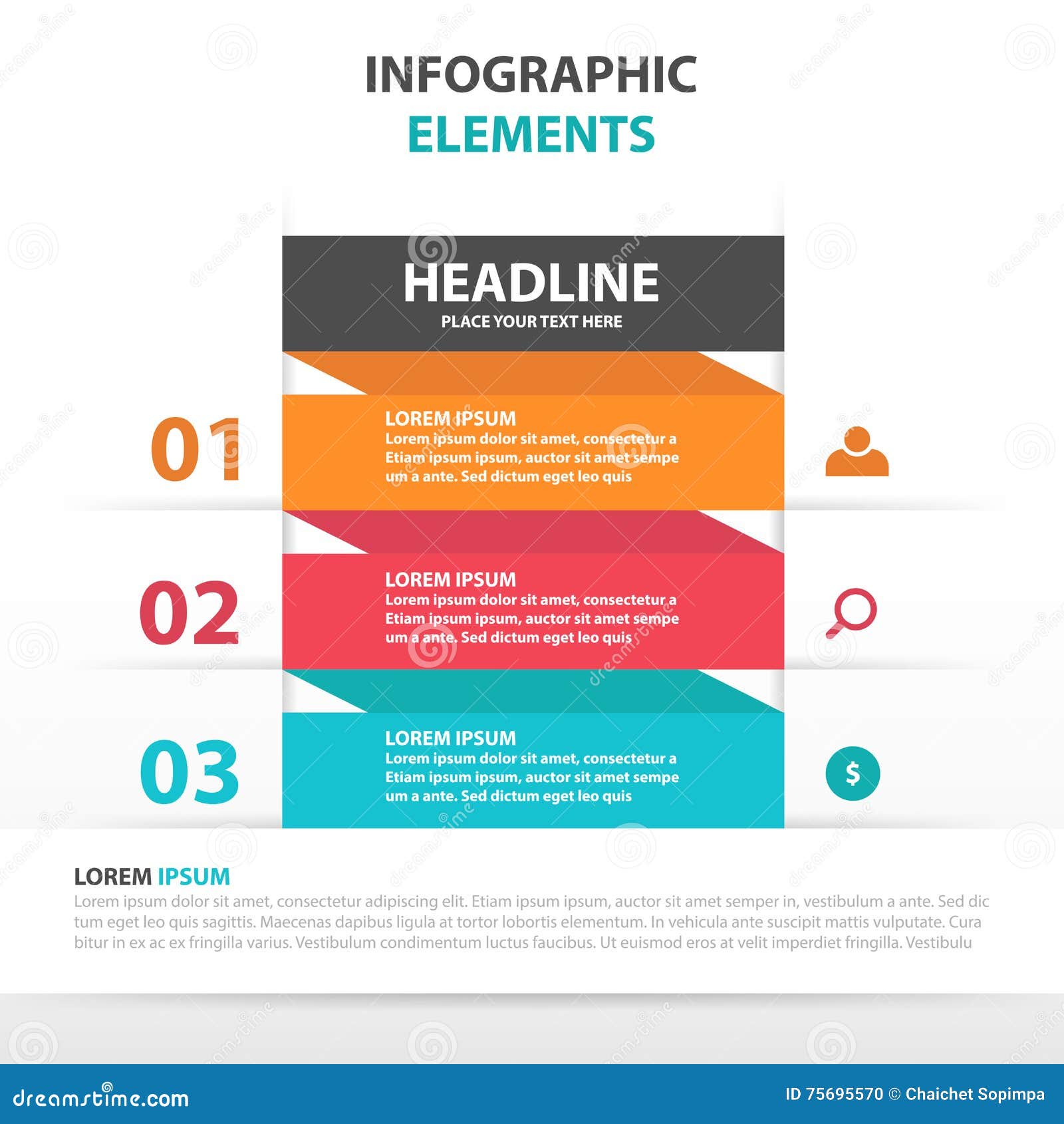 Abstract Label Business Infographics Elements, Presentation Temp Stock ...