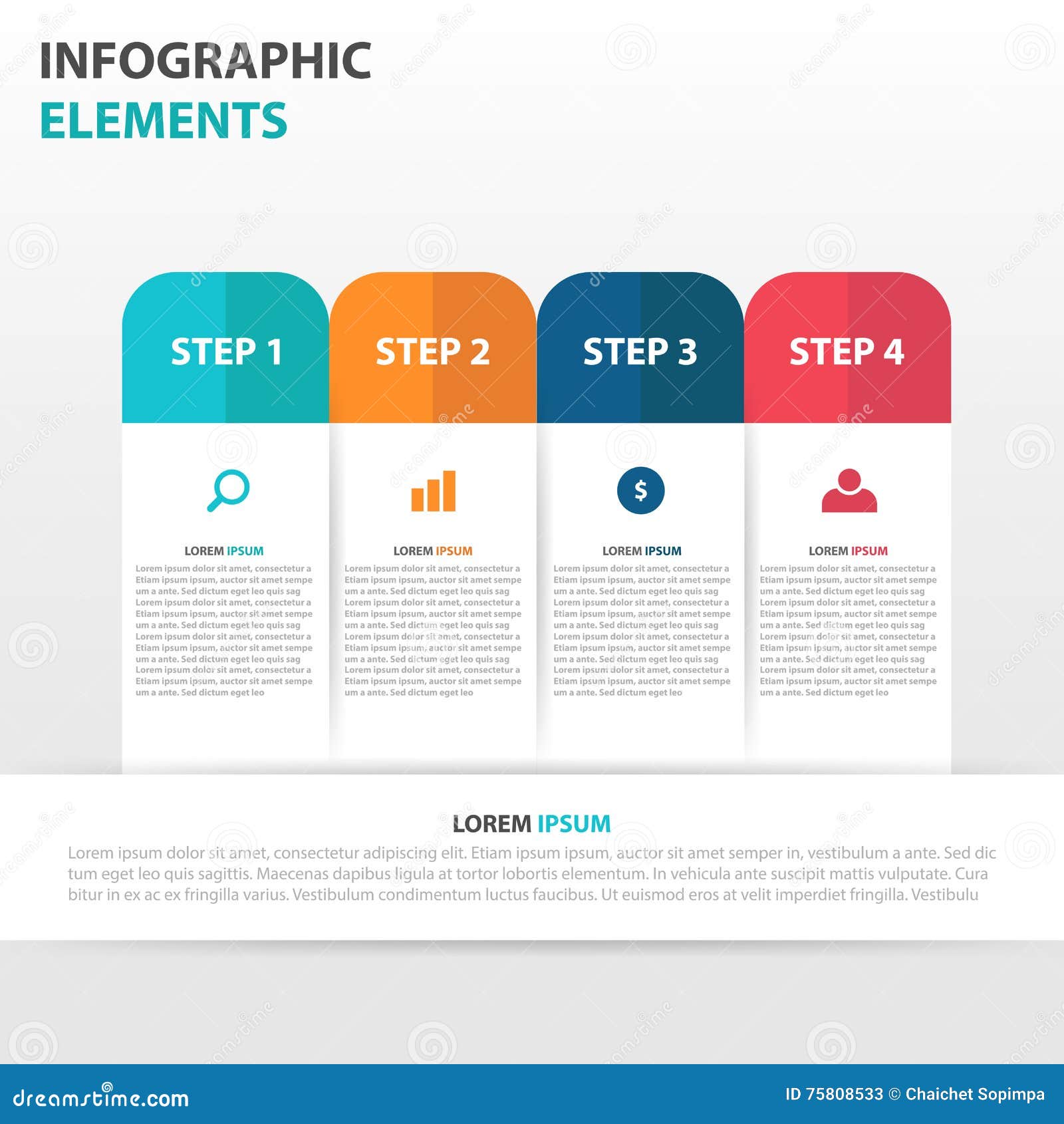 Abstract Label Business Infographics Elements, Presentation Template ...