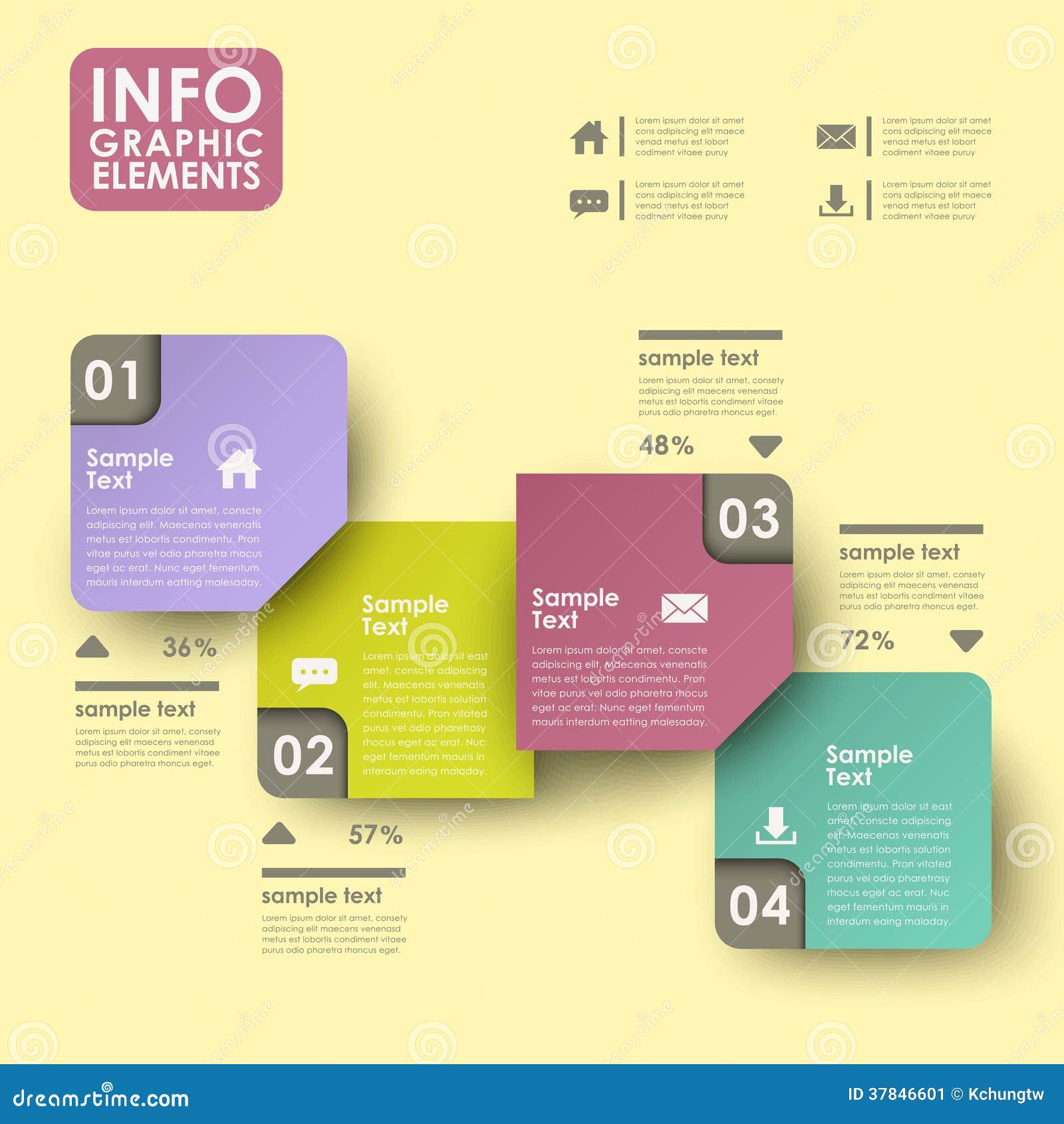 Abstract Label Infographics Stock Vector - Illustration of layout ...