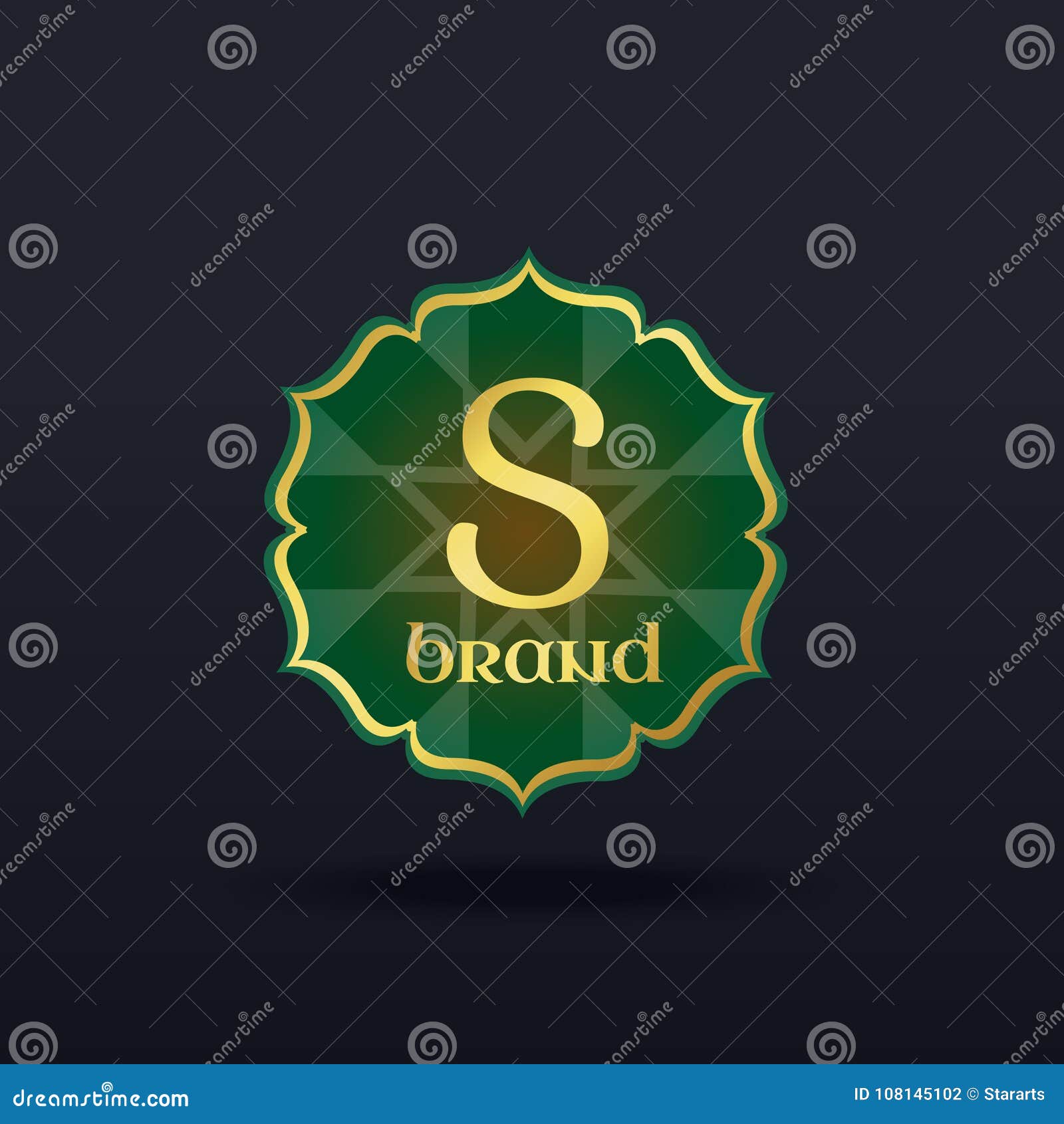 Abstract Label or Logo Concept Design Stock Vector - Illustration of ...