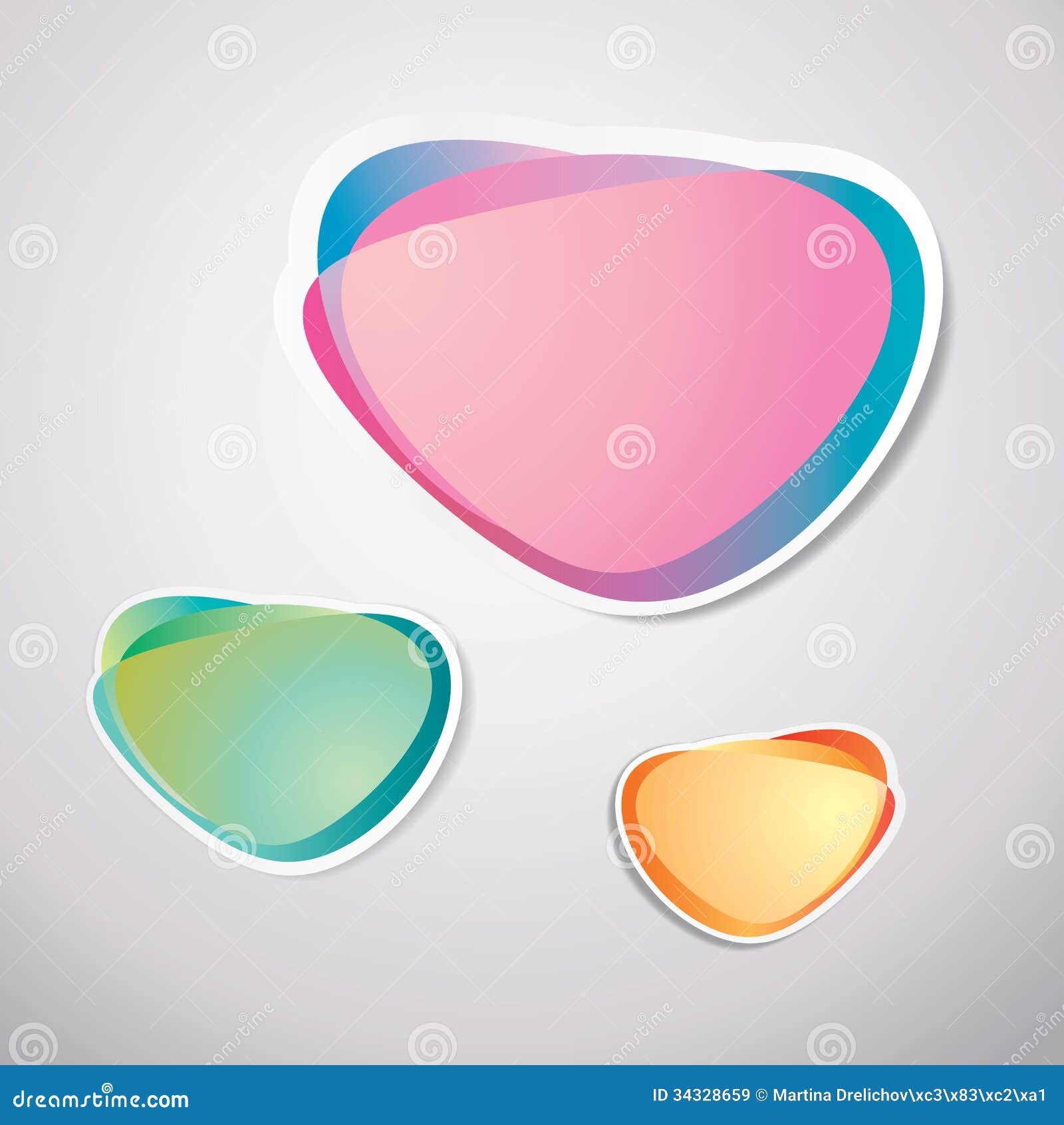 Abstract label set stock illustration. Illustration of modern - 34328659