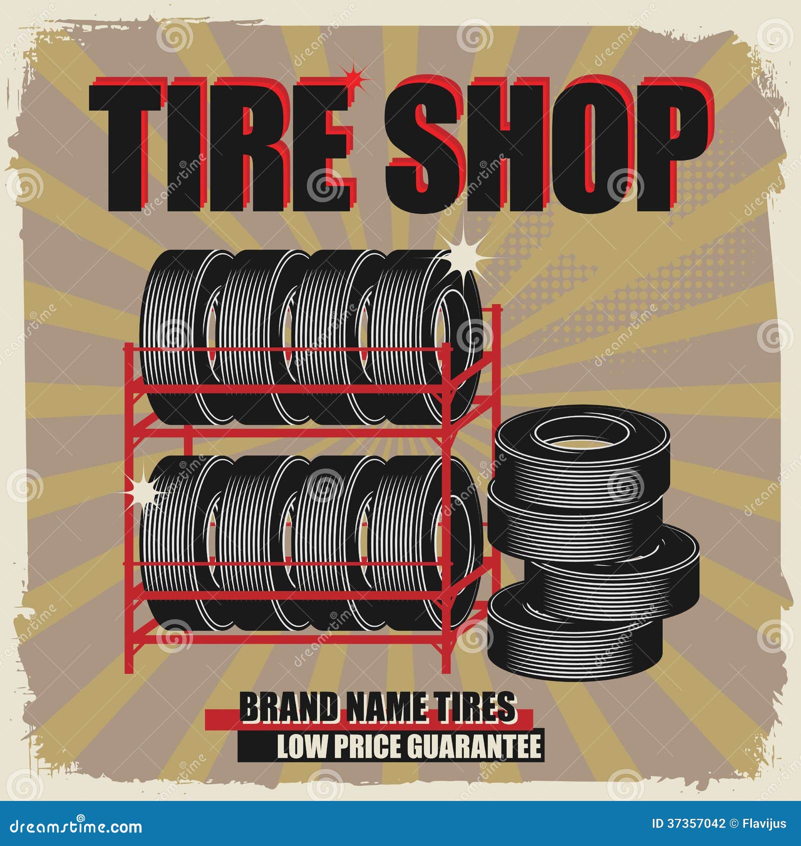 Abstract label with wheel stock vector. Illustration of black - 37357042