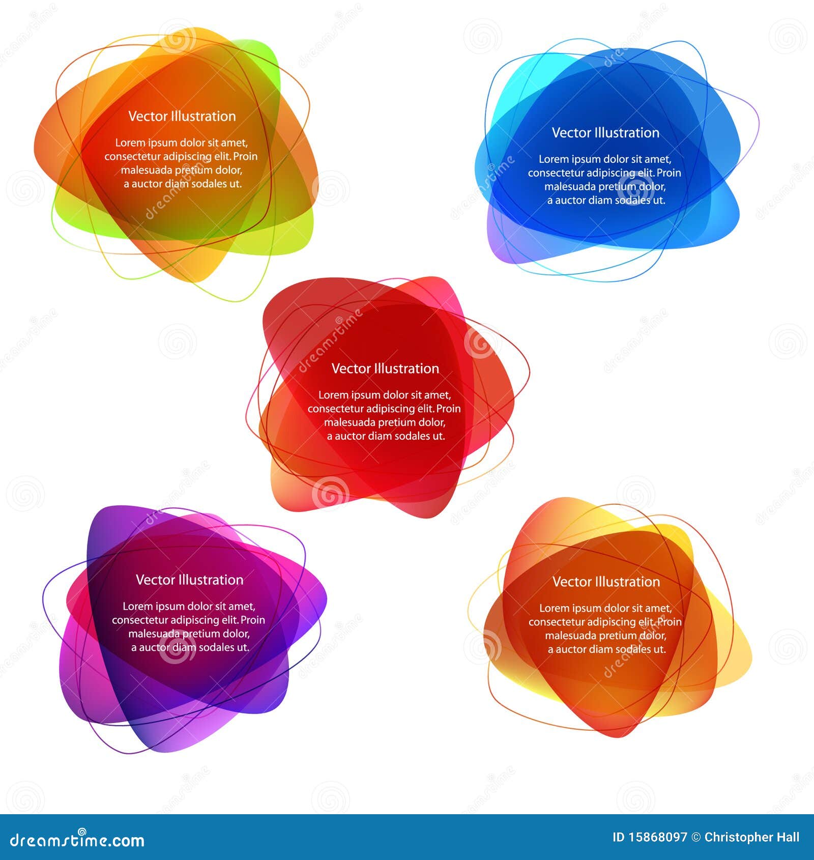 Abstract Labels stock vector. Illustration of shape, digital - 15868097